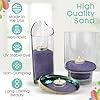 Amazon.com: Sandsational Sparkle Blue Velvet Unity Sand -1.5oz (22oz ...