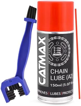 WILLIBEE CATMAX Chain lube for Bike and Motorcycle (150ml) with Chain ...