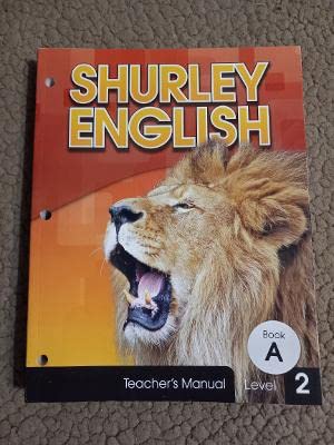 Shurley English, Teacher's Manual, Level 2, Book A: English Panel ...