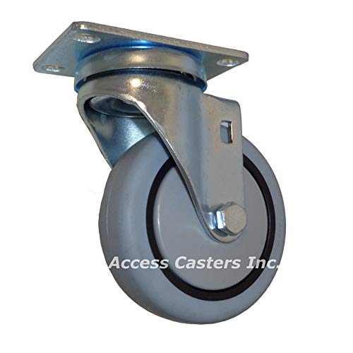 4" (4P20NS) Swivel Caster Infiniti Wheel Top Plate: Amazon.com ...