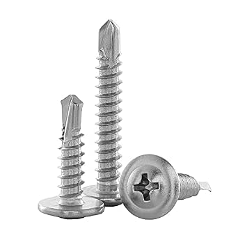 #8 x 1/2" Wafer Head Philips Self Drilling Sheet Metal Tek Screws ...
