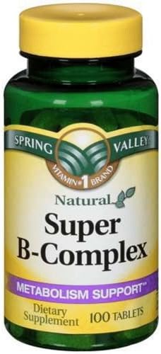 Amazon.com: Convergence Spring Valley Super Vitamin B-Complex Tablets ...