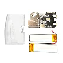 Amazon.com: Modded for GBA Type-C Mod Kit Dual Rechargeable Battery ...
