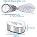 Amazon.com: 2 Pack 40X Illuminated Jewelers Loop, JLY Pocket Folding ...