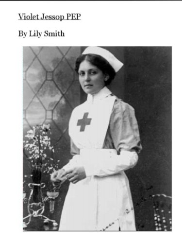 Amazon.com: Violet Jessop 2 eBook : Smith, Lily: Kindle Store