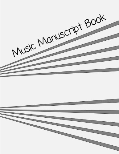 Music Manuscript Book: Blank sheet music | Staff paper | Large pages ...
