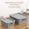 Amazon.com: MaxGear Organization & Storage, Plastic Bins with Lid ...