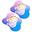 Amazon.com: 2 Packs Acrylic Coaster, Transparent Coaster for Desk ...