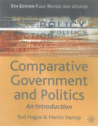 Comparative Government and Politics: An Introduction: Hague, Rod ...