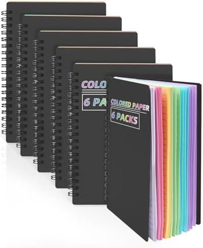 Amazon.com : Spiral Notebook, 5x7 Inch Notebooks - Wirebound College ...