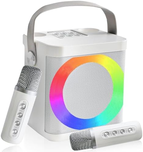 Karaoke Machine for Children, Portable Mini Bluetooth Karaoke Set ...