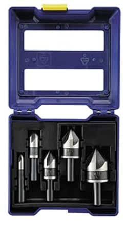 Irwin Tools Countersink Drill Bit Set for Metal, 5-Piece (1877793 ...