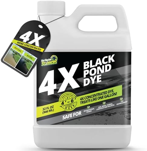 Amazon.com: Pond Worx Blue Lake and Pond Dye - 4X Concentrated Liquid ...