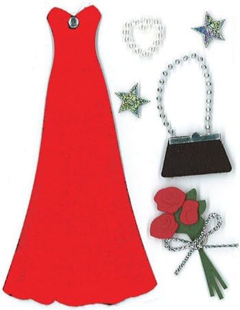 Amazon.com: Formal Red Dress Sticker Sheet : Everything Else