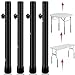 Amazon.com: 8 Pack Table Risers For Folding Table, 4 Levels Adjustable ...