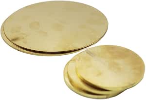 1pc Brass Disc Circle Blank Plate Flat Sheet Round 10mm 15mm 20mm 25mm ...