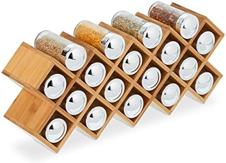 ecooe Bamboo Spice Rack : Amazon.de: Home & Kitchen