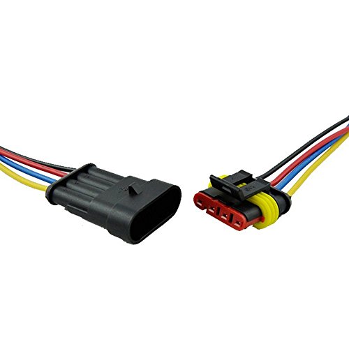 Snapklik.com : 4 Pin Way Car Waterproof Wire Connector Plug Auto ...