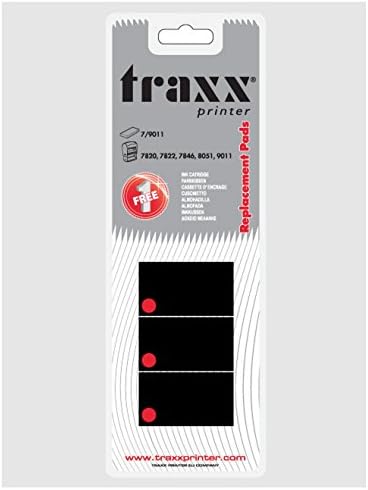 Traxx - Pack of 2 Rubber Stamp Replacement Inkpads for The Traxx 9013 ...