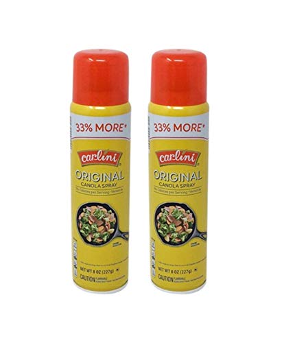 Amazon.com : Carlini Non-Stick Cooking Spray Original 33% More Canola ...