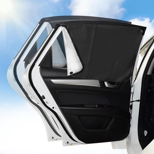 Lonimia Car Side Window Sun Shades,4 Pieces Privacy Car Window Sun ...