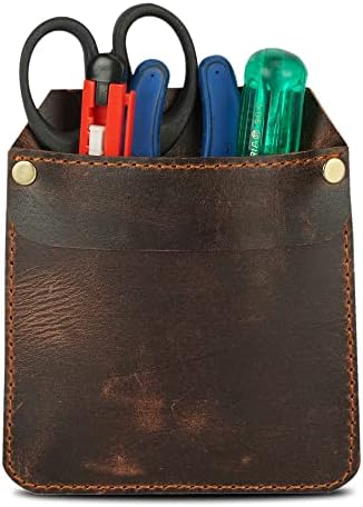 Klein Tools 5111 Single-Pocket Tool Pouch with Leather Construction ...