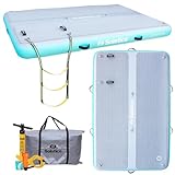 Solstice Inflatable Floating Dock Platform With Built-In Slide | The ...