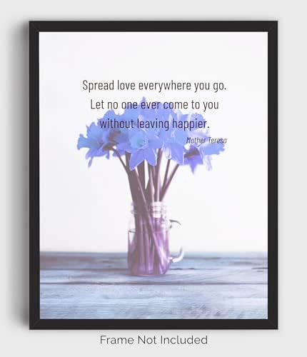 Amazon.com: Mother Teresa Famous Inspirational and Religious Quote ...