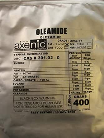 100 grams OLEAMIDE 99% POWDER CAS# 301-02-0 : Amazon.ca: Industrial ...