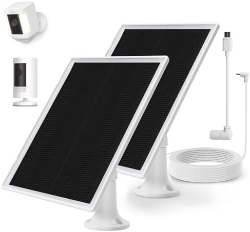 Amazon.com : Ring Solar Charger,4W Ring Camera Solar Panel Compatible ...
