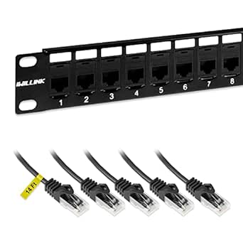 Amazon.com: iwillink Cat6 Ethernet Cable 14 ft with 24 Port RJ45 ...