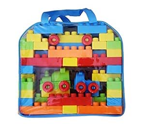 Buy My Train Blocks Play Learn Set - 53 pcs-Multi Color Online at Low ...