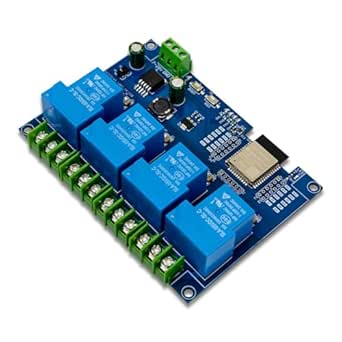 Natrama 4-Channel Relay Module 30A DC7-28/5V WiFi Bluetooth Relay ...
