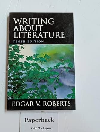 Amazon | Writing About Literature | Roberts, Edgar V. | Words & Language