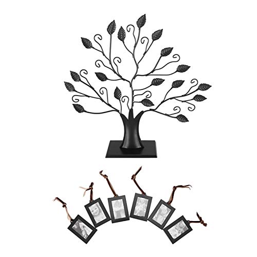 Photo Frame Family Tree Mental Picture Display Tree with Hanging Photo ...