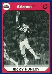 Amazon.com: Ricky Hunley Football Card (Arizona) 1990 Collegiate ...