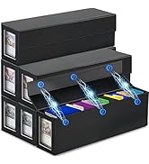 Amazon.com: Swaitee Trading Card Storage Box, Magnetic, Toploaders ...