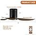 Amazon.com: Simple Deluxe 40-inch Ceiling Fan with LED Light and Remote ...