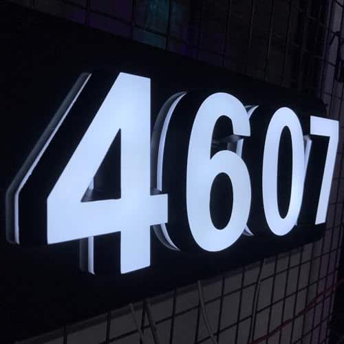Amazon.com: LED House Numbers Signs Custom Vertical/Horizontal Lighted ...