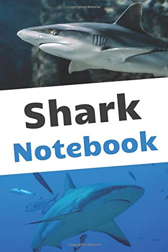 Shark Notebook: Shark Gift For Shark Lovers Notebook Journal To Write ...