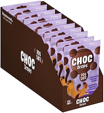 Rosewood Choc Drops for Dogs - Dog Safe Chocolate Treats with Added ...