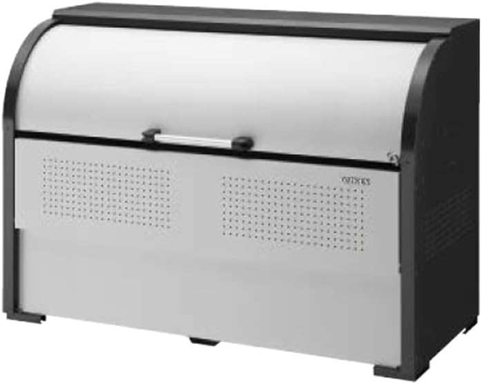 Amazon | ダイケン ゴミ収集庫 クリーンストッカー CKR-1909-2 スチールタイプ 組立式 奥行900mm 容量1450L ゴミ袋(45L)約32袋集積 16世帯目安 | 屋外ゴミ収納庫