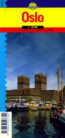 Plan de ville : Oslo, N° 6734 : Plans Cartographia: Amazon.fr: Livres