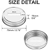 Amazon.com: Cosmos 8 Pcs Coin Slot Bank Lids for Regular Mouth Mason ...