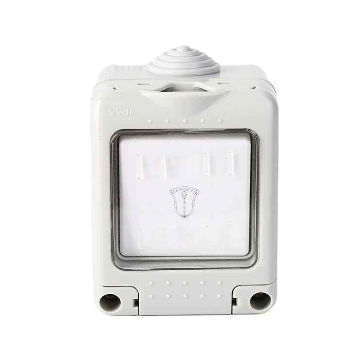 bosig® Water Proof Plastic Box with Bell Switch and Socket gaurd Use in ...