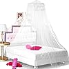 Amazon.com: BCBYou Princess Bed Canopy Netting Mosquito Net Round Lace ...