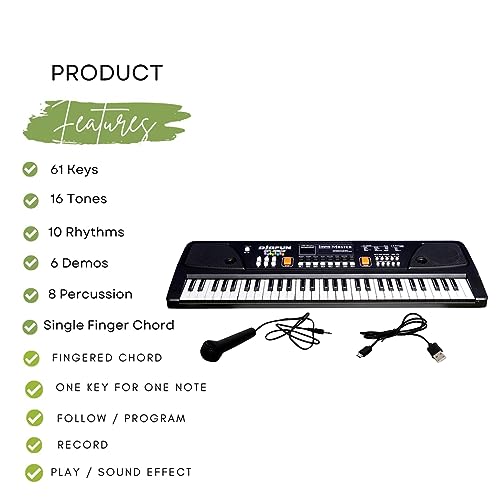 New Star Electronic Keyboard Piano - 61 Keys Keyboard for Beginner ...