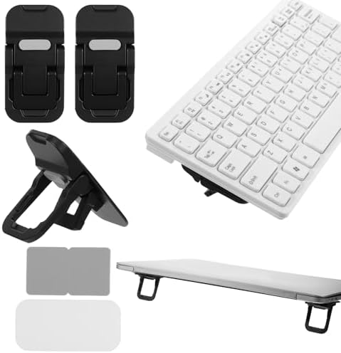Amazon.com: 2Pcs Keyboard Riser, Portable Computer Keyboard Stand Self ...