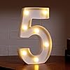 Amazon.com: DyingSwan LED Marquee Numbers, Small Light Up Numbers for ...