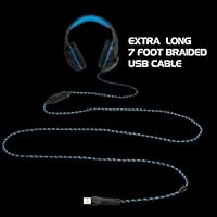 Amazon.com: ENHANCE PC Gaming Headset for PS4 & Computer with 7.1 ...